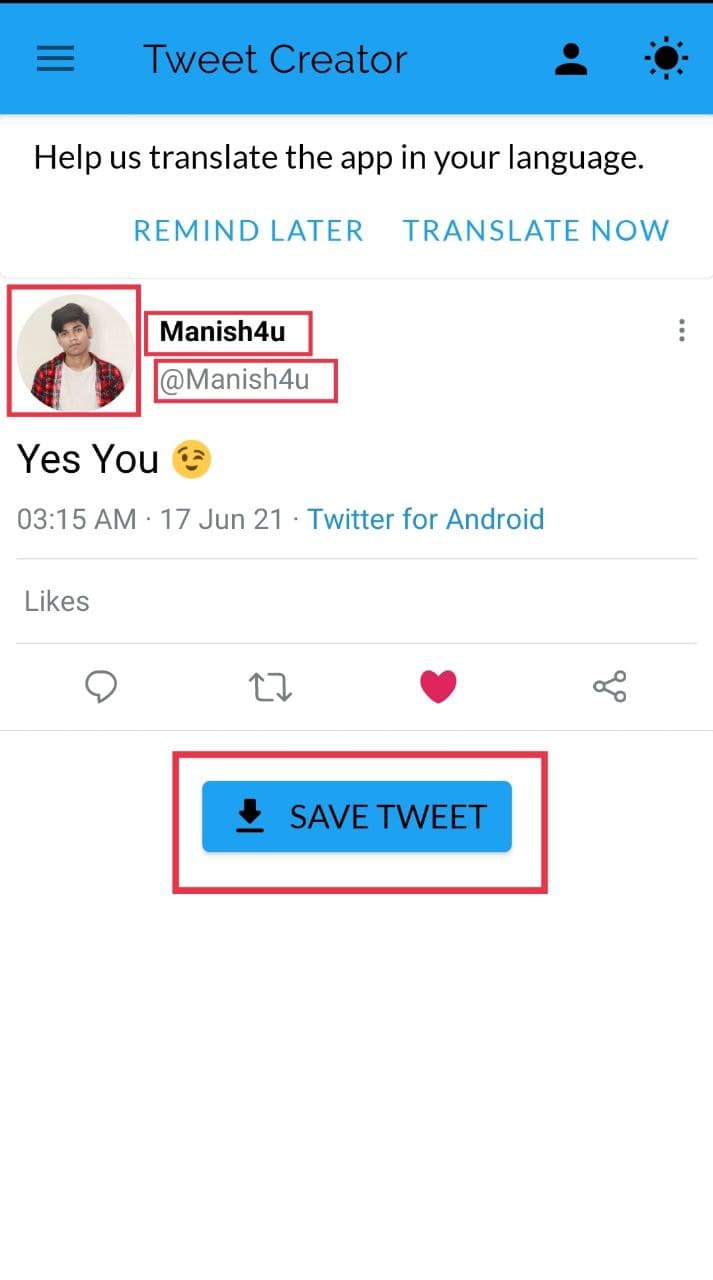 What is Fake Tweet Creator App ? How To Use - Manish4u
